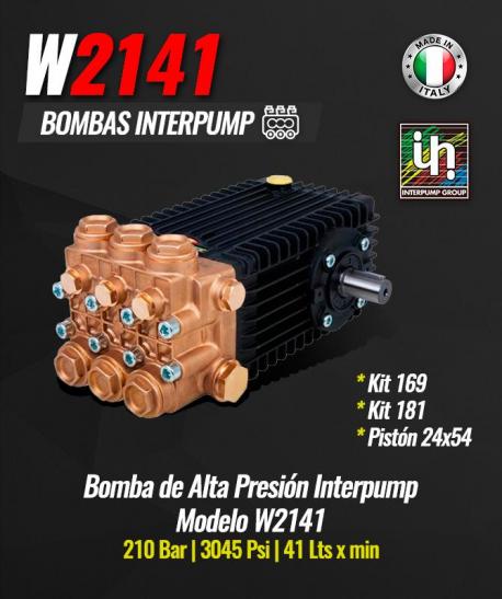 Bomba de alta presión Interpump Modelo W2141