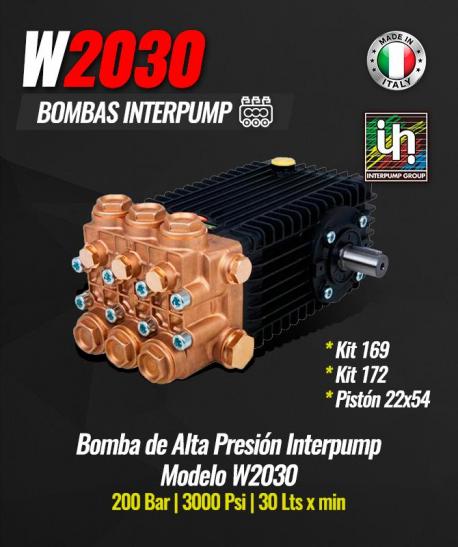 Bomba de alta presión Interpump Modelo W2030