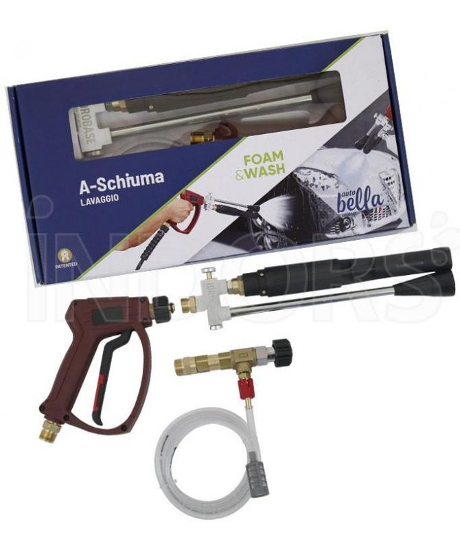 Kit de lanza doble 2 en 1 Espuma continua